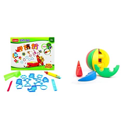 Buy Fundough Funskool Gift Set, Multi Colour & Funskool Activity Ball ...