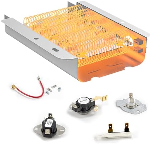 Amazon.com: 279838 W10724237 Dryer Heating Element Assembly by Beaquicy ...