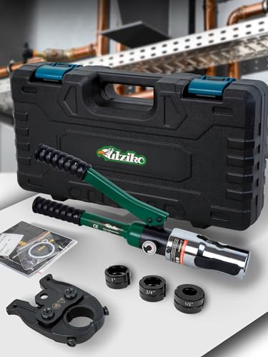 Snapklik.com : Copper Pipe Crimping Tool, Copper Press Tool W/ 1/2, 3/4 ...