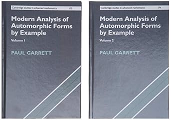 Modern Analysis of Automorphic Forms By Example 2 Hardback Book Set ...