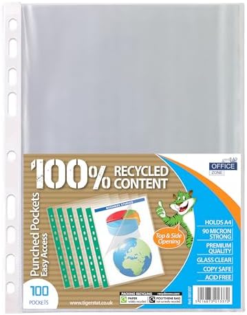 25 Pack of Premium Quality A4 90 Micron Strong 'Easy Access' Top and ...