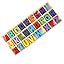 130Pcs Wooden Letters, Totally Wooden Capital Letter with Storage Tray ...