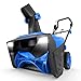 Safstar Snow Blower, 20-Inch 15-AMP Walk-Behind Snow Thrower W/LED ...