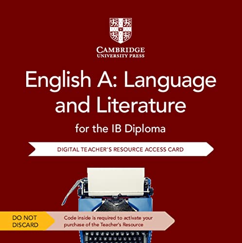 English A: Language and Literature for the IB Diploma Digital Teacher's ...