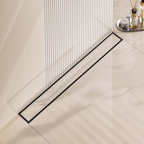 Ruhe Tile Insert Floor Drain | 18 x 2 Inches Waste Water Floor Drain ...