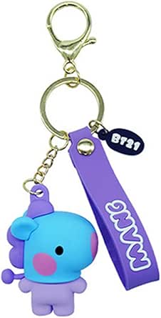 BT21 Minini Figures Keychain Keyring Kpop Merchandise Bag Accessory ...