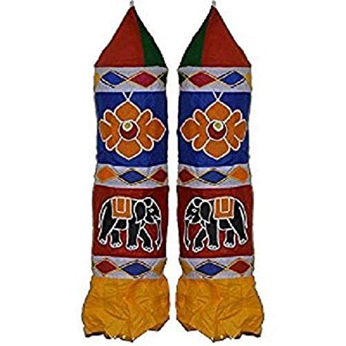 Anarghyaa Satin Decorative Pillar Cloth (Multi) : Amazon.in: Home & Kitchen