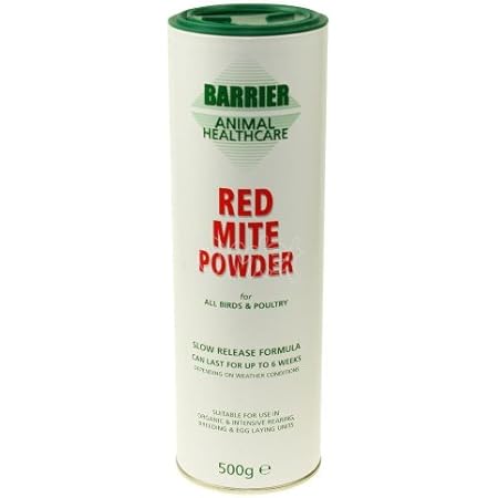 Barrier Animal Healthcare Red Mite Powder, 500mg : Amazon.co.uk ...