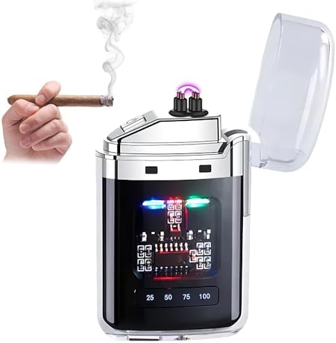 ZOTIMO Stylish Pocket-Sized Transparent Electric Lighter – Windproof ...