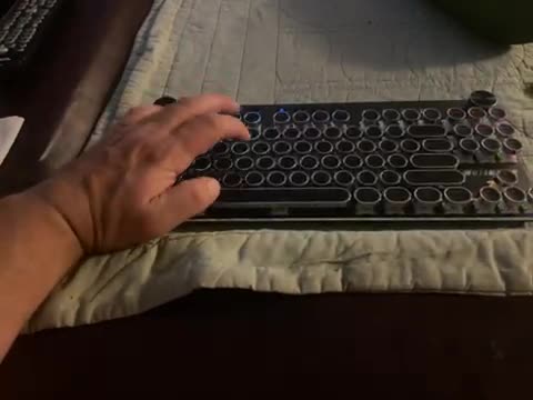 Watch Fantastic RGB color real typewriter keys! on Amazon Live