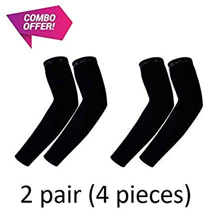 MAAHI Men's and Women's Fingerless Cotton, Protection from Sun Tanning ...