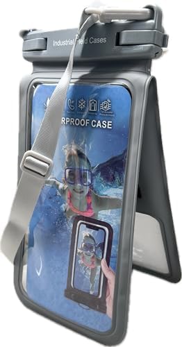 Amazon.com: Industrial Field Cases Waterproof Phone Pouch, All Gray ...