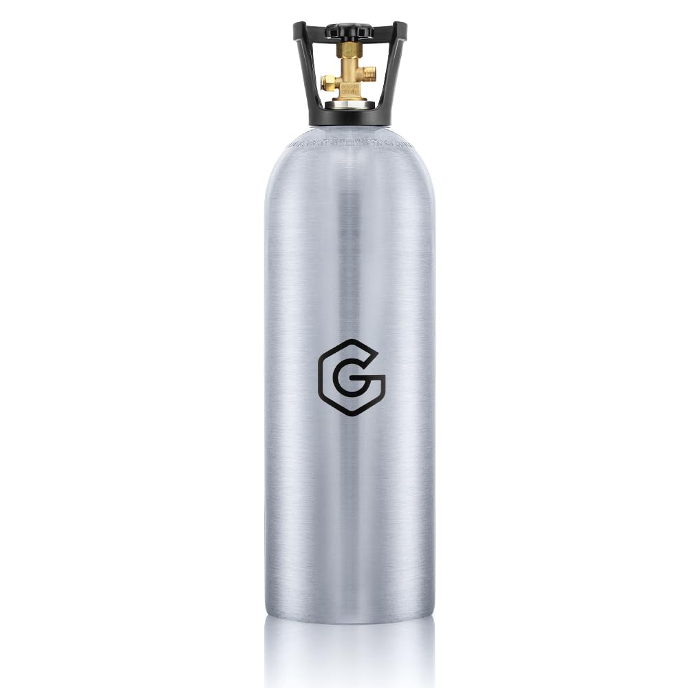 Buy 20lb Aluminum New CO2 Tank, DOT Approved Cylinder with CGA 320 ...