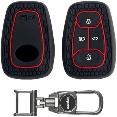 Keycare Silicone Key Cover with Keyring Compatible for Tata Nexon ...
