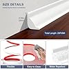20FT Flexible Molding Trim, Peel and Stick Moulding, Self-Adhesive ...