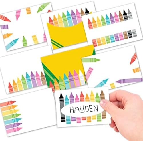 Amazon.com : Name Tags Sticker - 56 Nametags for Classroom, Name Tag ...