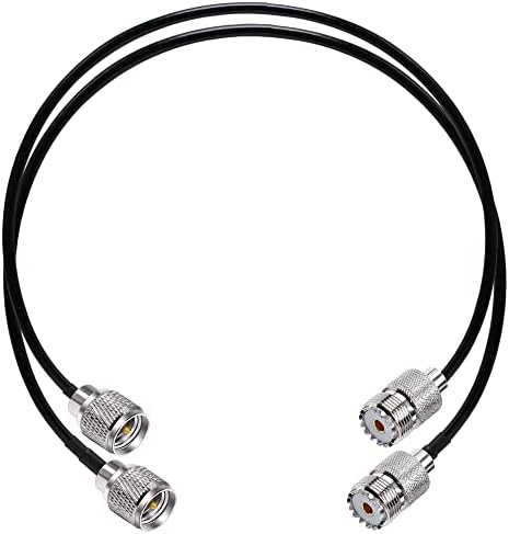 Amazon.com: 10 feet RG58 Mini UHF Male to Mini UHF Female RF Pigtail ...