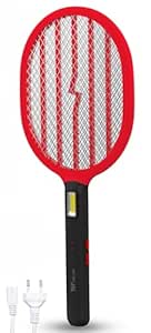 FIRSTLIKE Rechargeable Mosquito Racket Bat with COB Light | Long ...