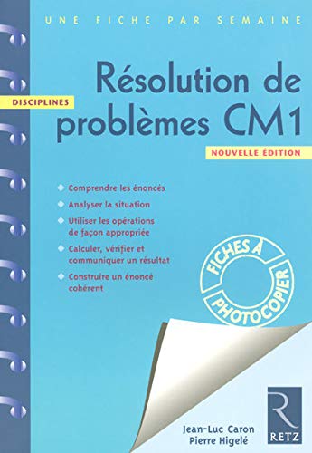 Amazon.com: RESOLUTION DE PROBLEMES CM1: 9782725626314: Jean-Luc ...