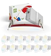 Amazon.com: ASD 12 Pack LED Disk Lights 6 Inch, 15W 5CCT 2700K-5000K ...