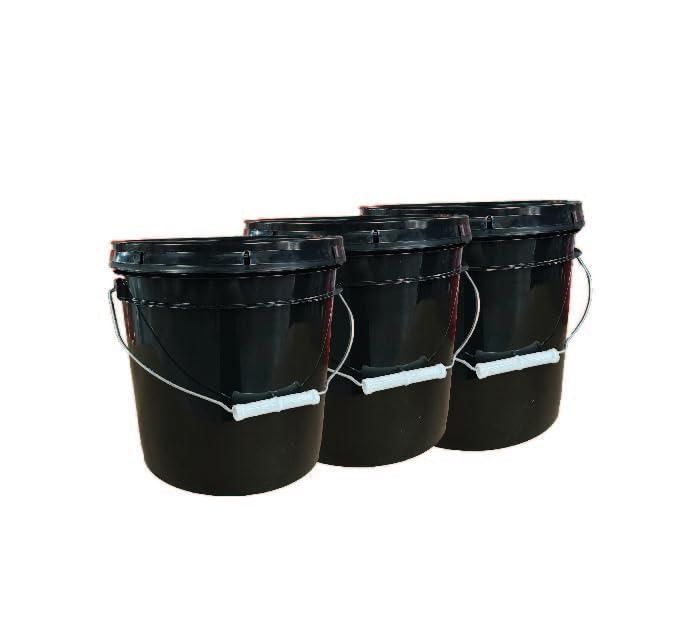 Amazon.com: MKS Plastics 2 Gallon Bucket & Lid -70 Mil -All Purpose ...