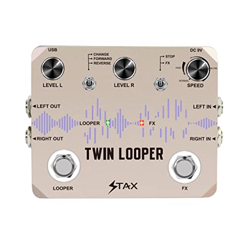 Snapklik.com : Stax Twin Looper Guitar Pedal Loop Guitar Effects Pedal ...