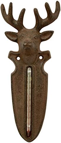 Manufaktur-Lichtbogen Thermometer Hirsch aus Gusseisen ...
