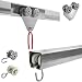 Amazon.com: AKON Curtain Track Ceiling Trolley Track System| Steel ...