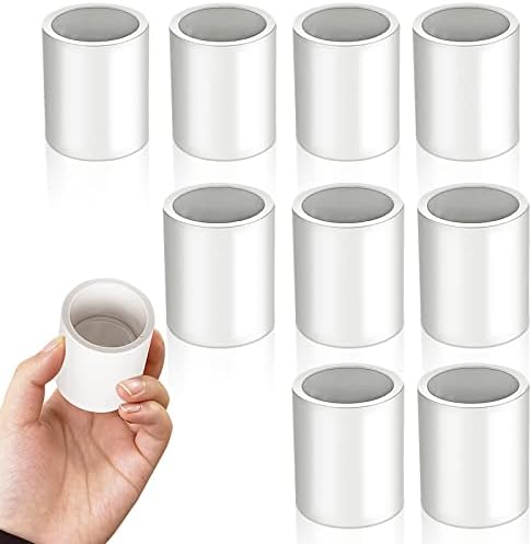 Amazon.com: 10Pcs White PVC Pipe Couplings, 1’’ PVC Pipe Slip Socket ...
