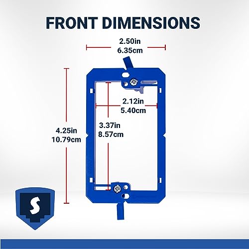 Snapklik.com : 10 Pack Single Gang Low Voltage Mounting Bracket ...