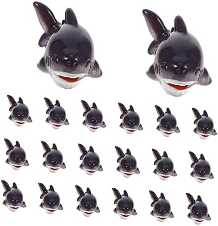 Amazon.com: Gogogmee 20pcs Miniature Shark Synthetic Resin Marine ...