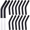 Amazon.com: HINZIC 12Pcs Silicone Straw Replacement Tip Food Grade ...
