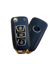 ABUNDANCE Premium Leather TPU Key Cover for Tata Tiago, Nexon, Altroz ...