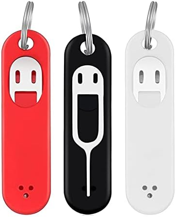 Amazon | MINBOOT simピン シムピン 3本セット SIMカード ケース リリースピン取り出しピン SIM解除 交換部品 紛失防止 マルチツール （キーホルダー付き ...