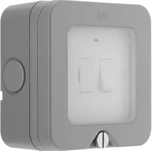 BG Electrical WP53-02 Weatherproof Outdoor Switched Fused Connection ...