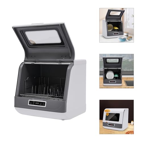 LIAPDG 1200W Portable Tabletop Dishwasher, 110V Compact Dish Washing ...