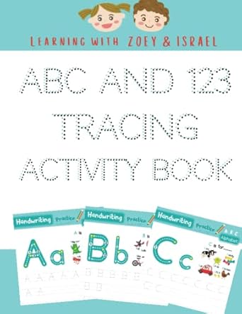 Amazon.co.jp: ABC and 123 Tracing ACTIVITY BOOK : Nutter Jr, Gregory W ...