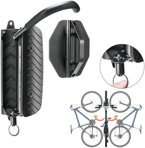Amazon.com: FLINTER 4 Pack Bike Rack Garage Wall Mount, Swivel Bike ...