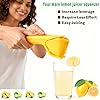 Amazon.com: iStarcas Lemon Squeezer, Effective at Squeezing Out Juice, Easy-to-Use, Very Sturdy ...