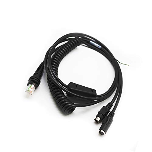 Buy PS2 Keyboard Wedge Coiled Cable for Honeywell 1900G 1200 1300G 9FT ...