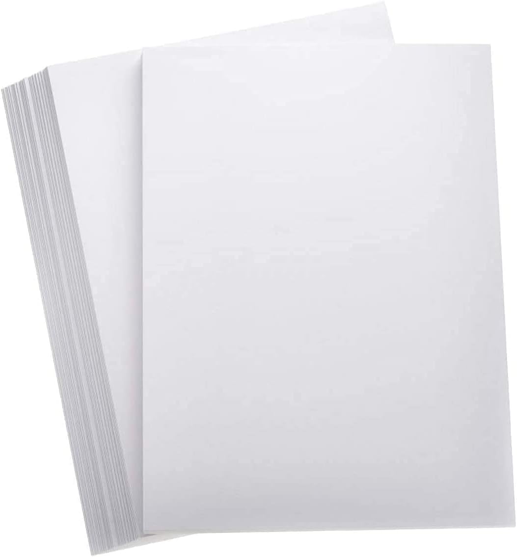 100 Sheets A4 160gsm White Card - Premium Thick Printing Paper Suitable ...