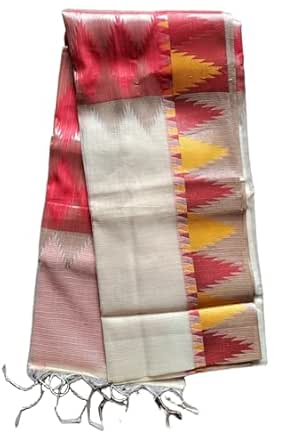 Buy Sari Kuthir Women Handwoven Temple Boarder Kota Doria Cotton Soft ...
