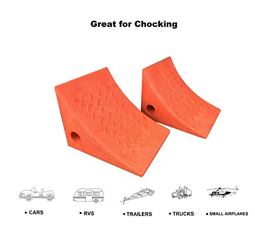 RV Leveling Blocks Wheel Tire Plastic Chocks, Best Heavy Duty - Want It All
