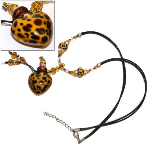 Amazon.com: GreenAir Aroma Diffuser Pendant Necklace Murano Glass ...