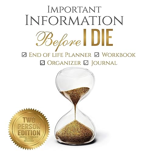 Amazon.com: Important Information Before I Die: End of Life / Death ...