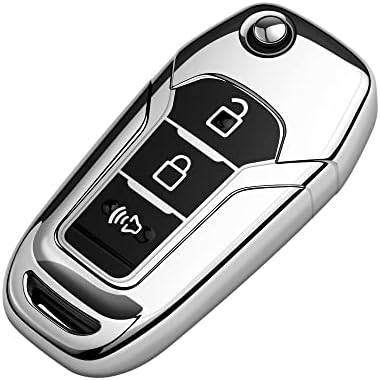 Amazon.com: Tukellen for Ford Key Fob Cover Soft TPU Full Protection ...