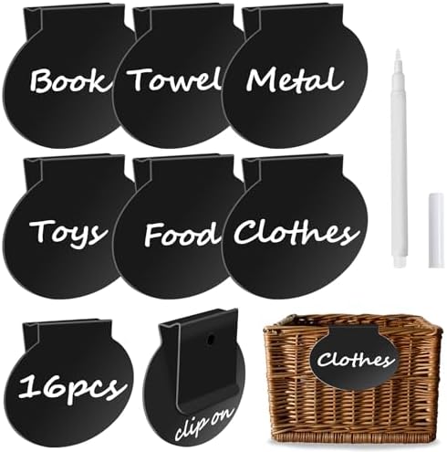 Amazon.com : Basketsharp 20 Pieces Basket Labels Clip On Set, Includes ...