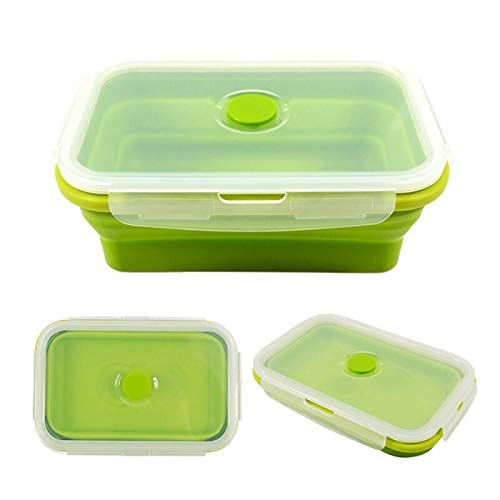 Silicone Foldable Lunch Box Container : Amazon.in: Home & Kitchen