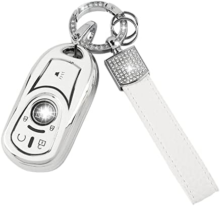 Amazon.com: UHONSN for Buick Key Fob Cover Keys Shells Case Keychain ...