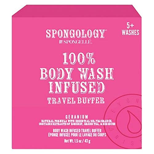 Amazon.com : Spongellé Spongology Body Wash Infused Travel Buffer ...